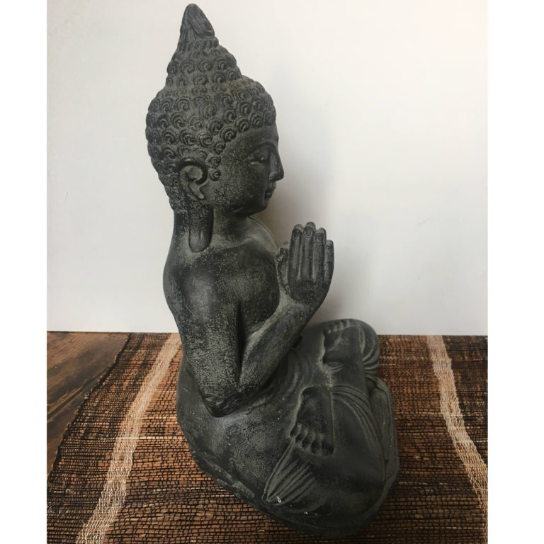 Buddha con Gassho in sand stone - Shop ZenOnline